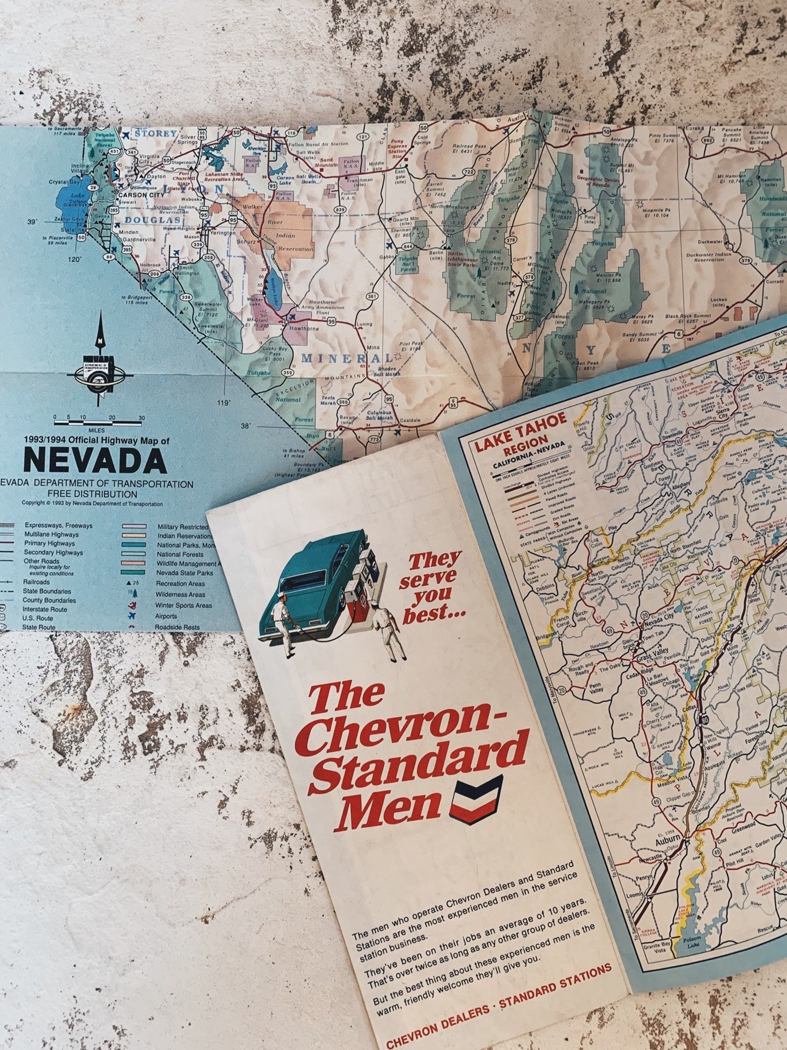 Vintage Nevada Maps & Brochures Vintage Maps United States | Etsy