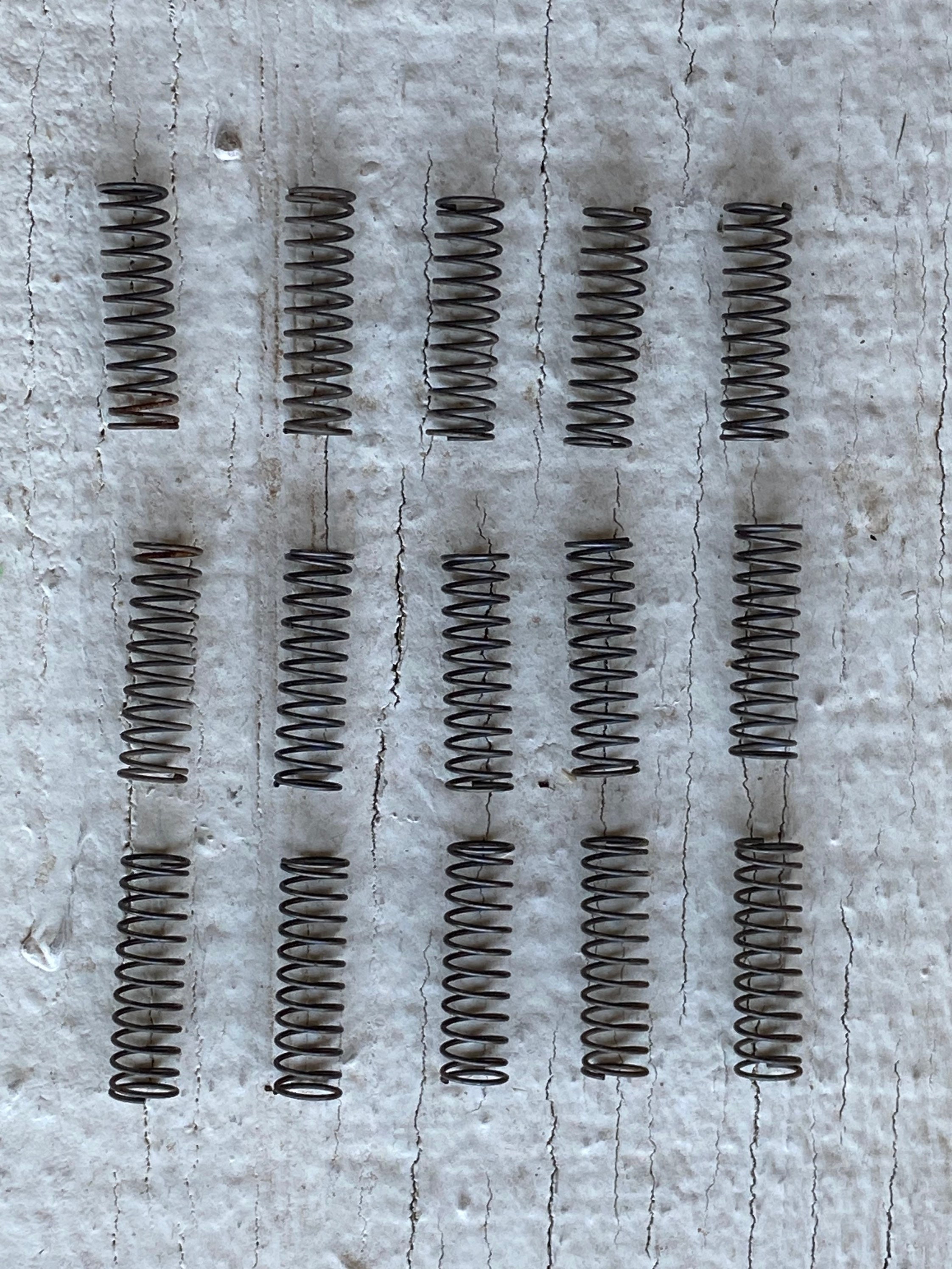 Vintage Springs (15) Coils, Vintage Parts, Assemblage, Steampunk, Parts ...