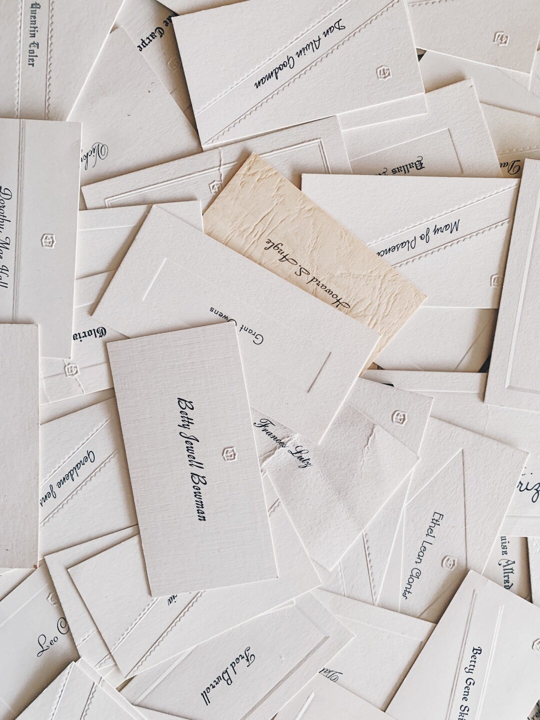 CAN NOT CUSTOMIZE- Vintage Senior Graduation Name Cards, Vintage Name ...