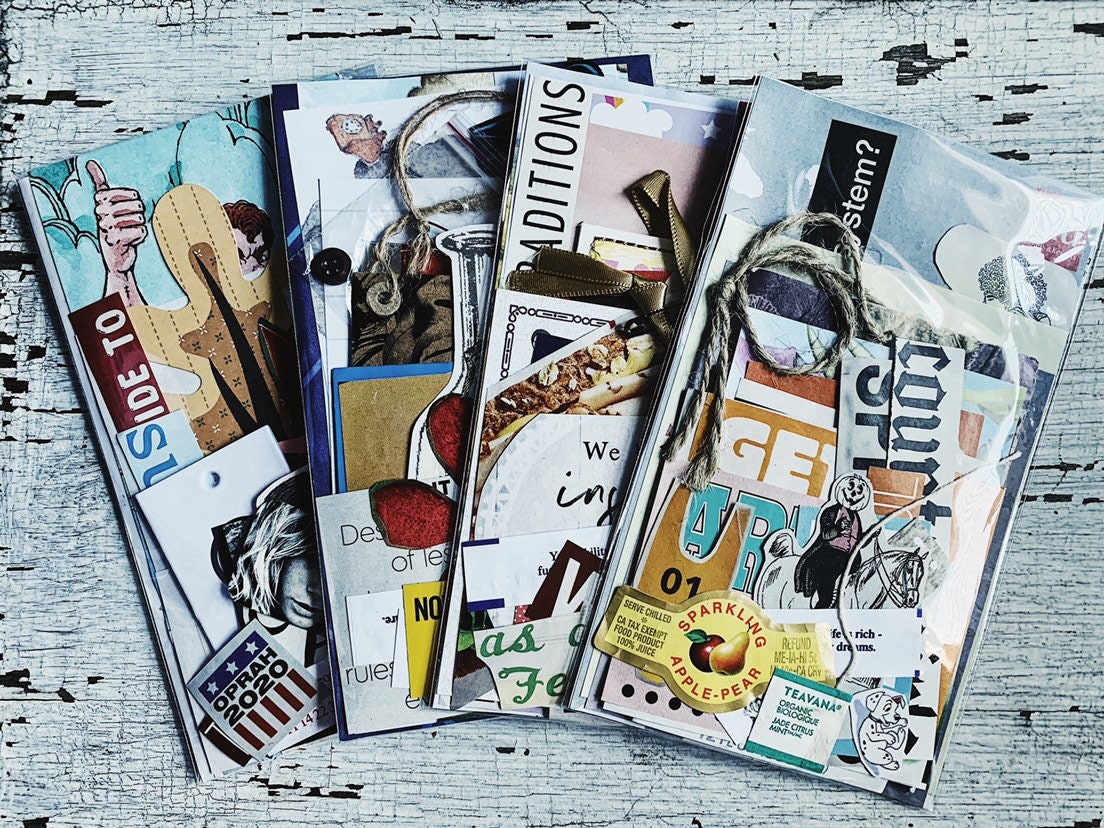 Small Mixed Media Pack (50 Pieces)- Graphic Clippings, Decorative ...