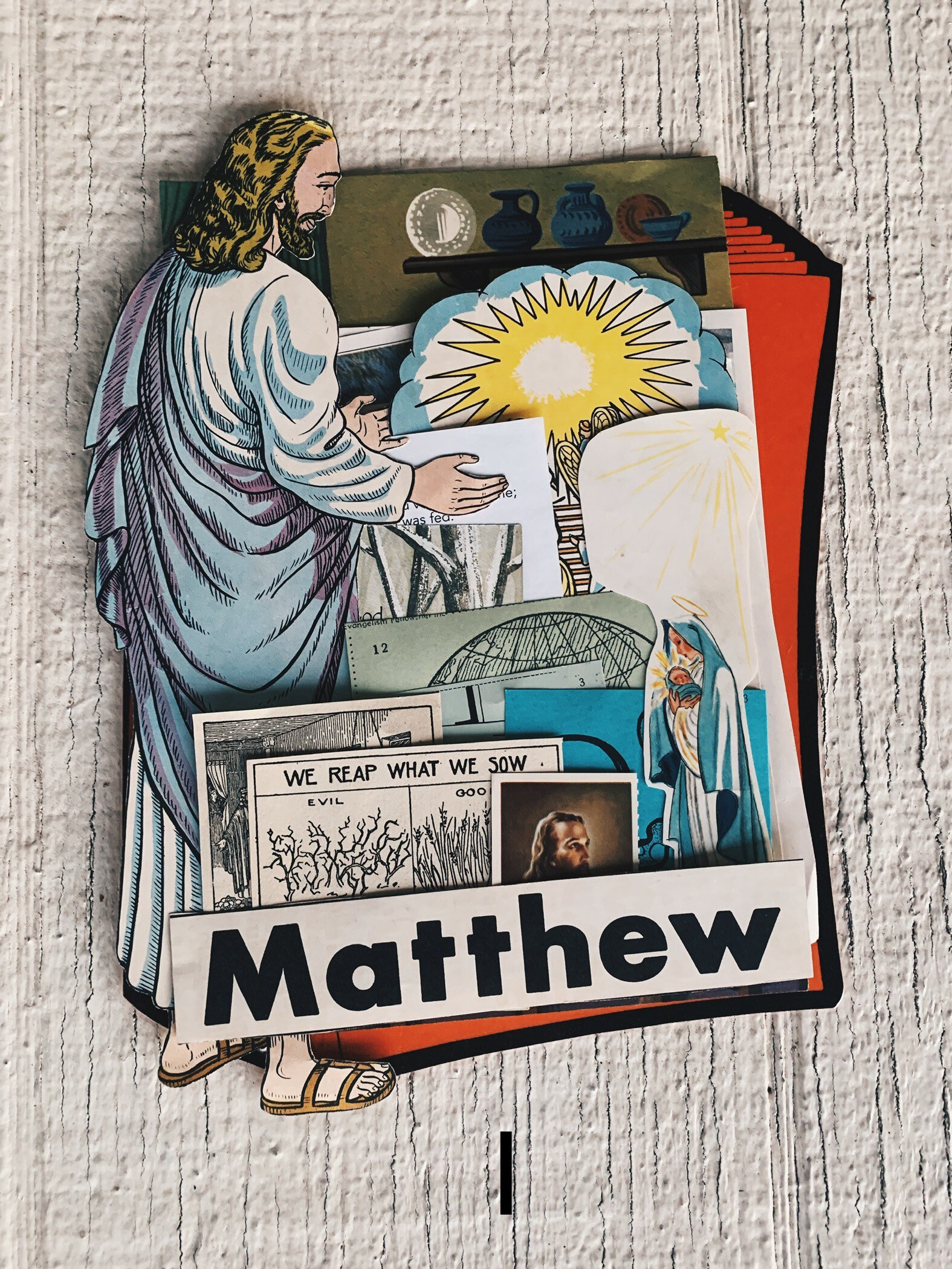 Bible Story Pack Vintage Paper Ephemera Lot Paper Pack Mixed Media ...