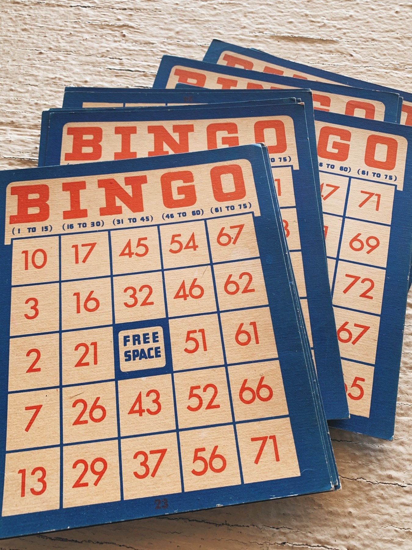 Vintage Bingo Cards Vintage Paper Ephemera Lot Vintage Game - Etsy