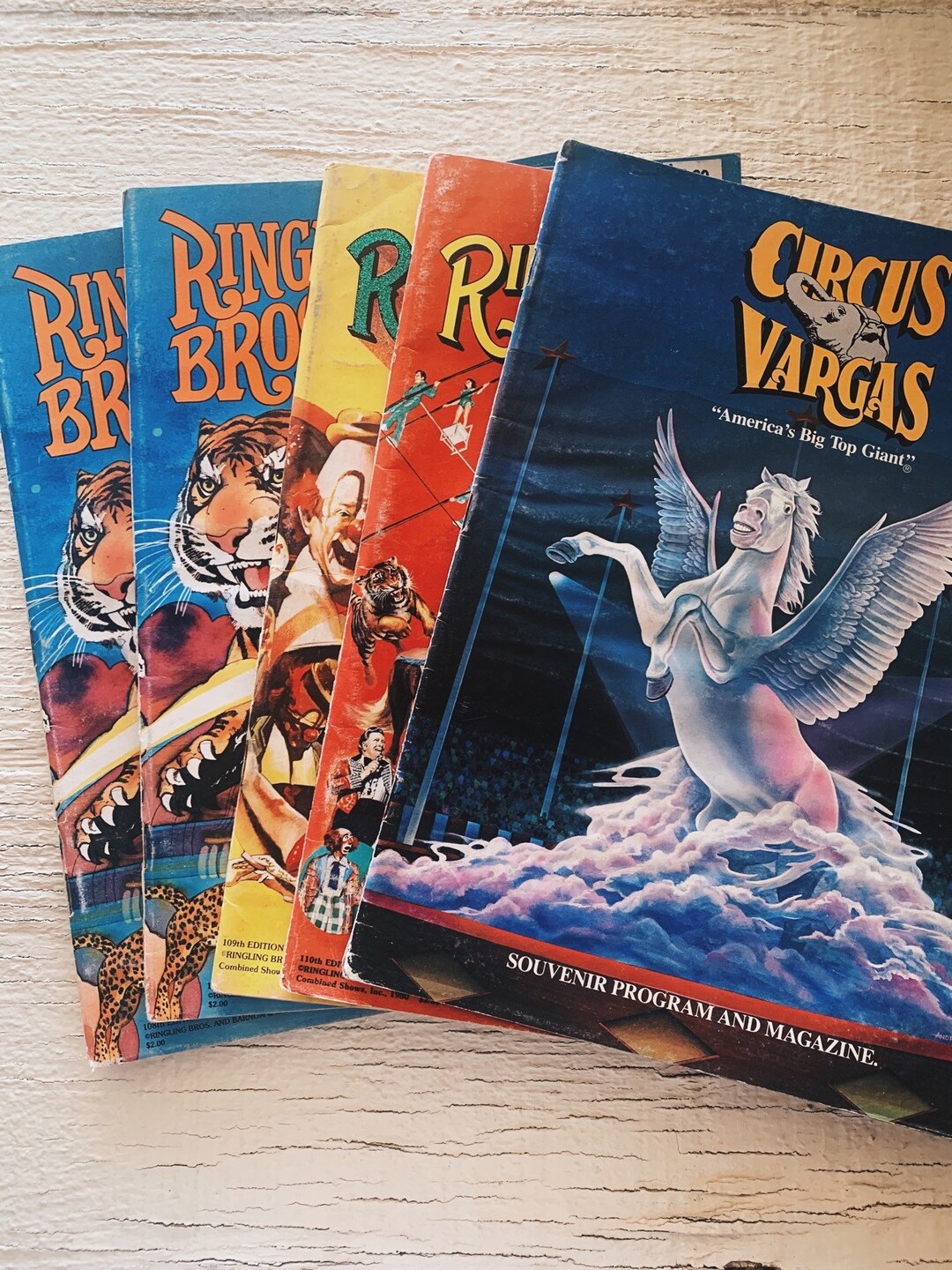 Vintage Circus Program- Vintage Paper Ephemera Lot Vintage, Ringling ...