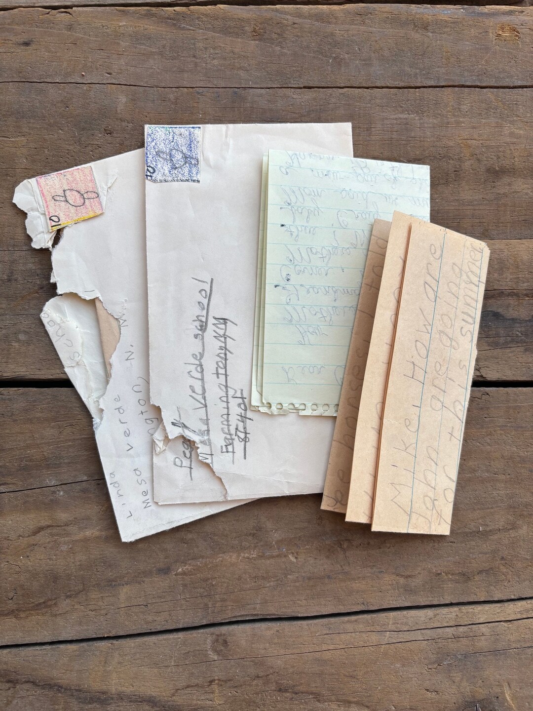 Vintage Kids Letter Pack Vintage Paper Ephemera Lot Paper Pack, Letters ...