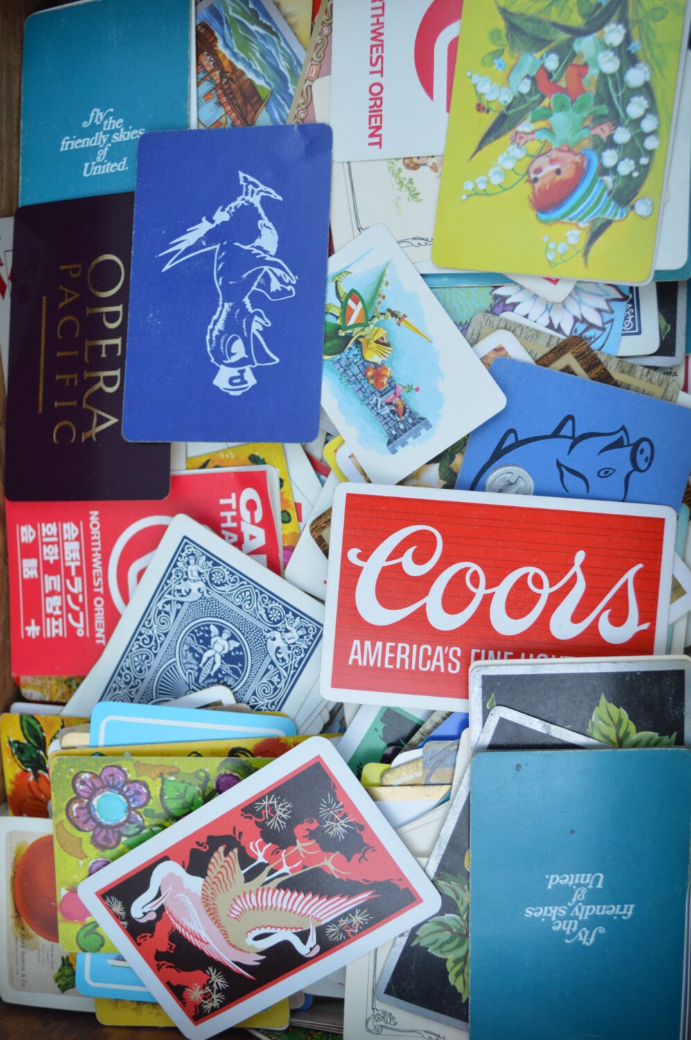 Vintage Playing Card Lot 20 Game Cards, Deck of Cards, Canasta, Poker ...