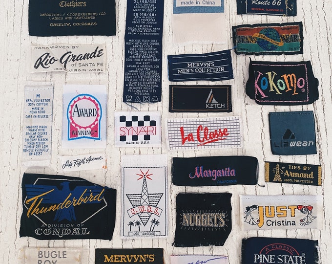 Vintage Cloth Clothing Tags F Cloth Tags, Vintage Tags, Vintage ...