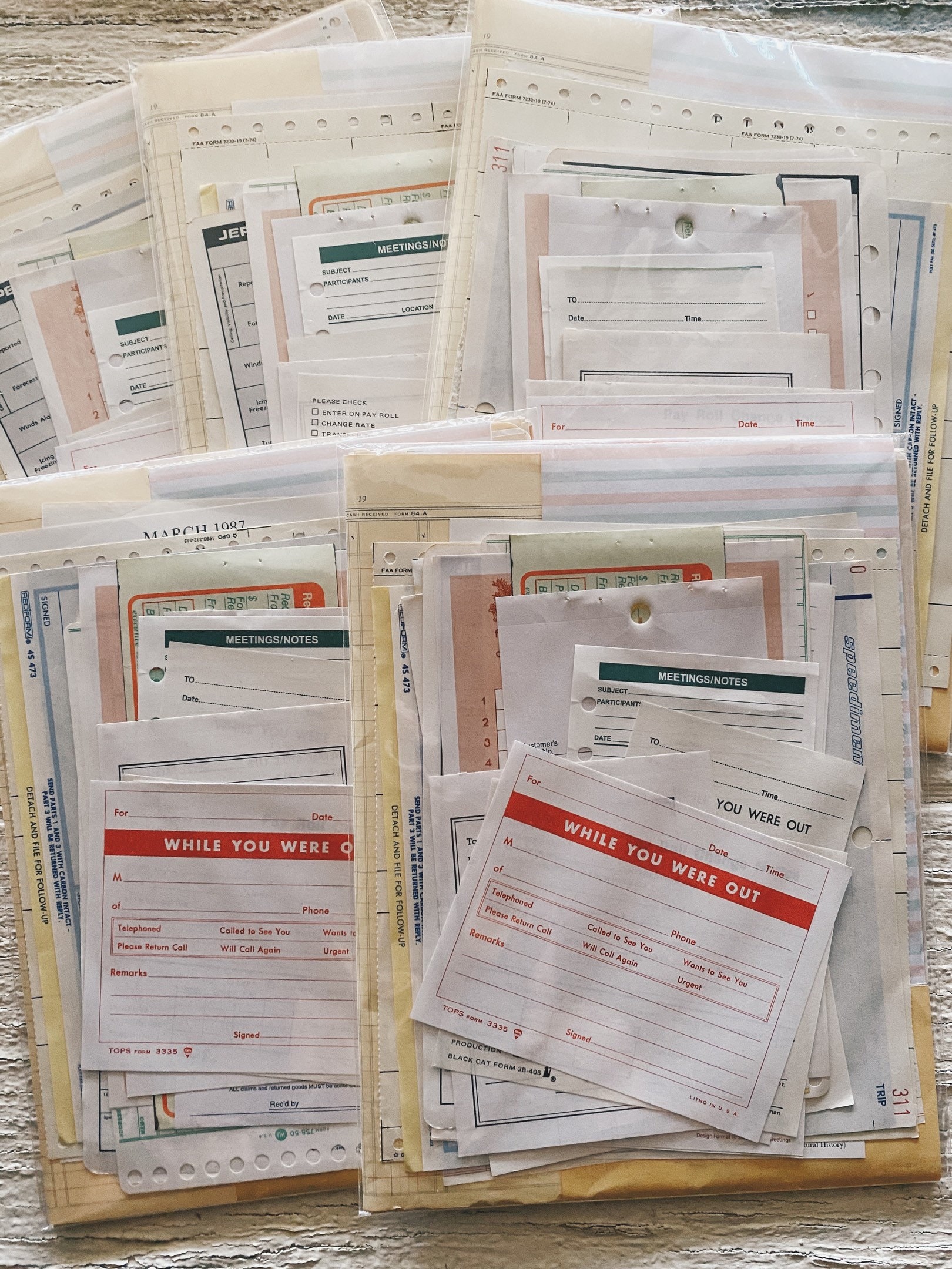 Vintage Ledger Pack 40 Vintage Paper Ephemera Lot Receipt - Etsy