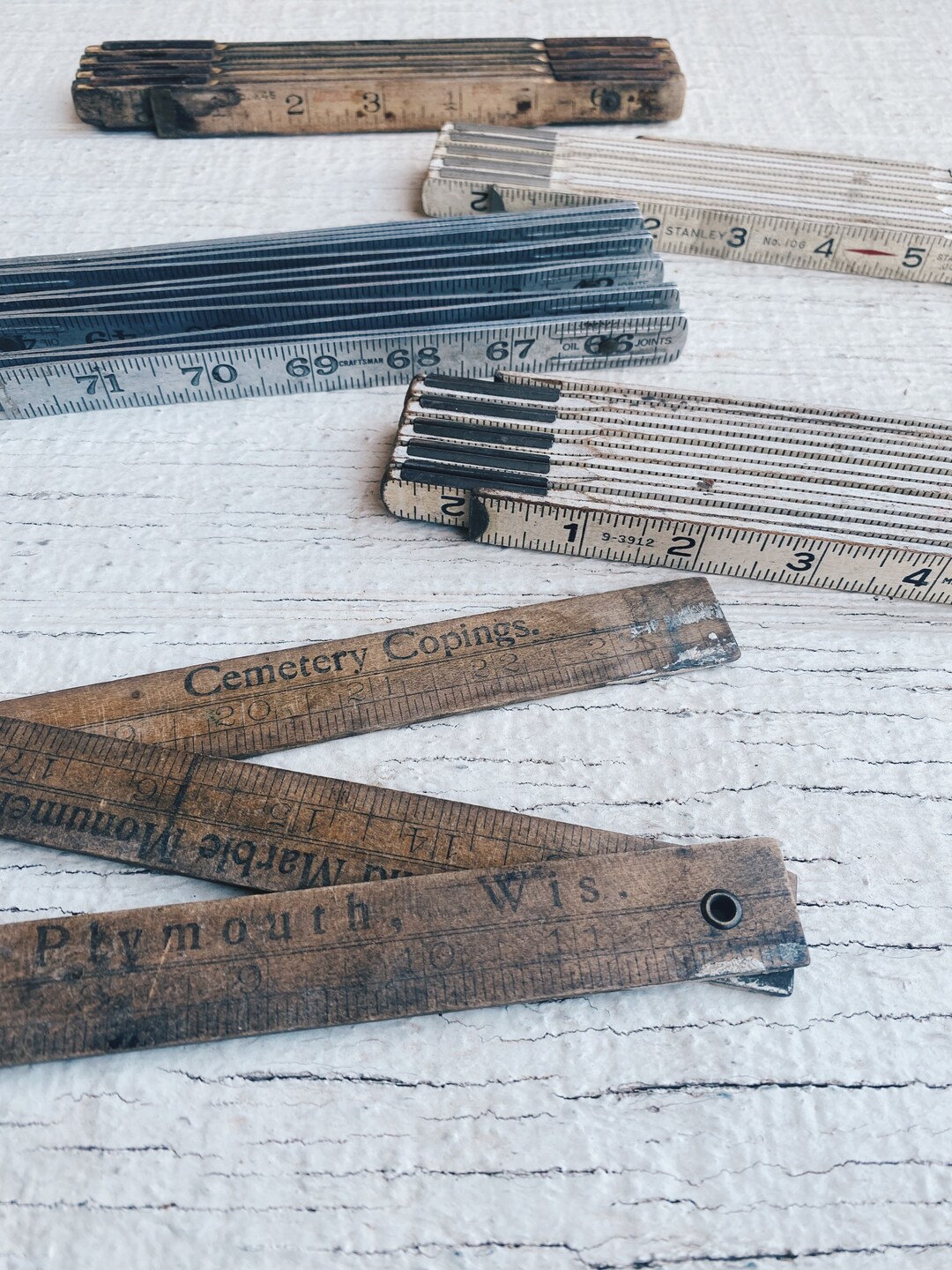 Vintage Ruler, Fold Out Roller, Vintage Tools, Wood Ruler, Vintage Wood ...