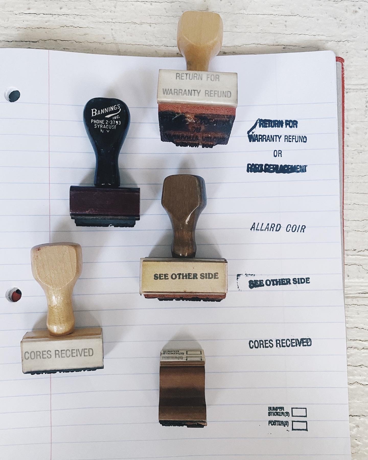 Vintage Stamp, Stamp Pad, Old Desk Stamps, Work Stamps, Label ...