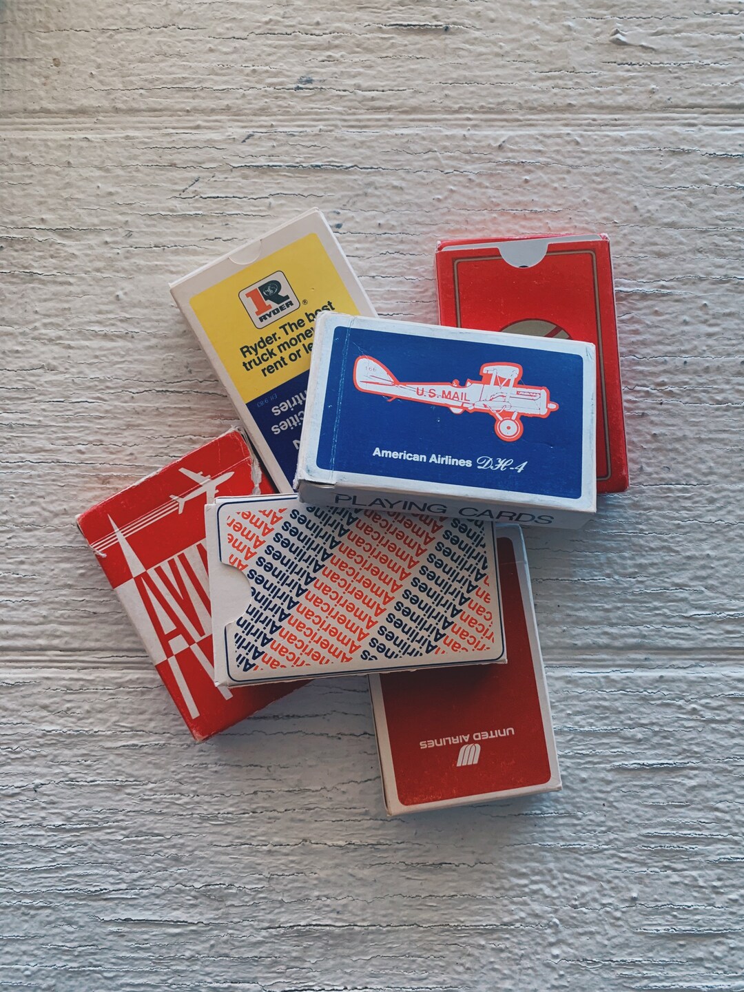 Vintage Airplane Playing Cards, Card Deck, Vintage Playing Cards, Club ...