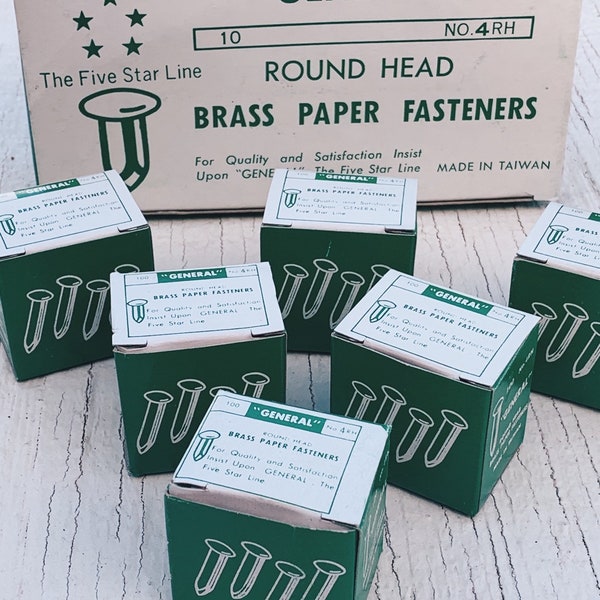 Brass Paper Fastener - Etsy