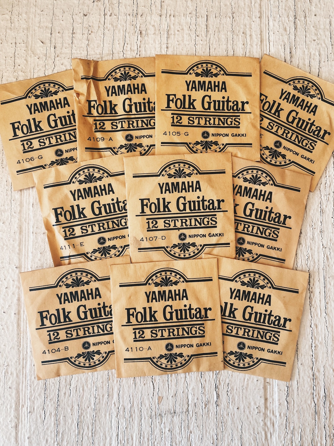 Vintage Yamaha Folk Guitar String (1)- Music Strings, Nippon Gakki ...