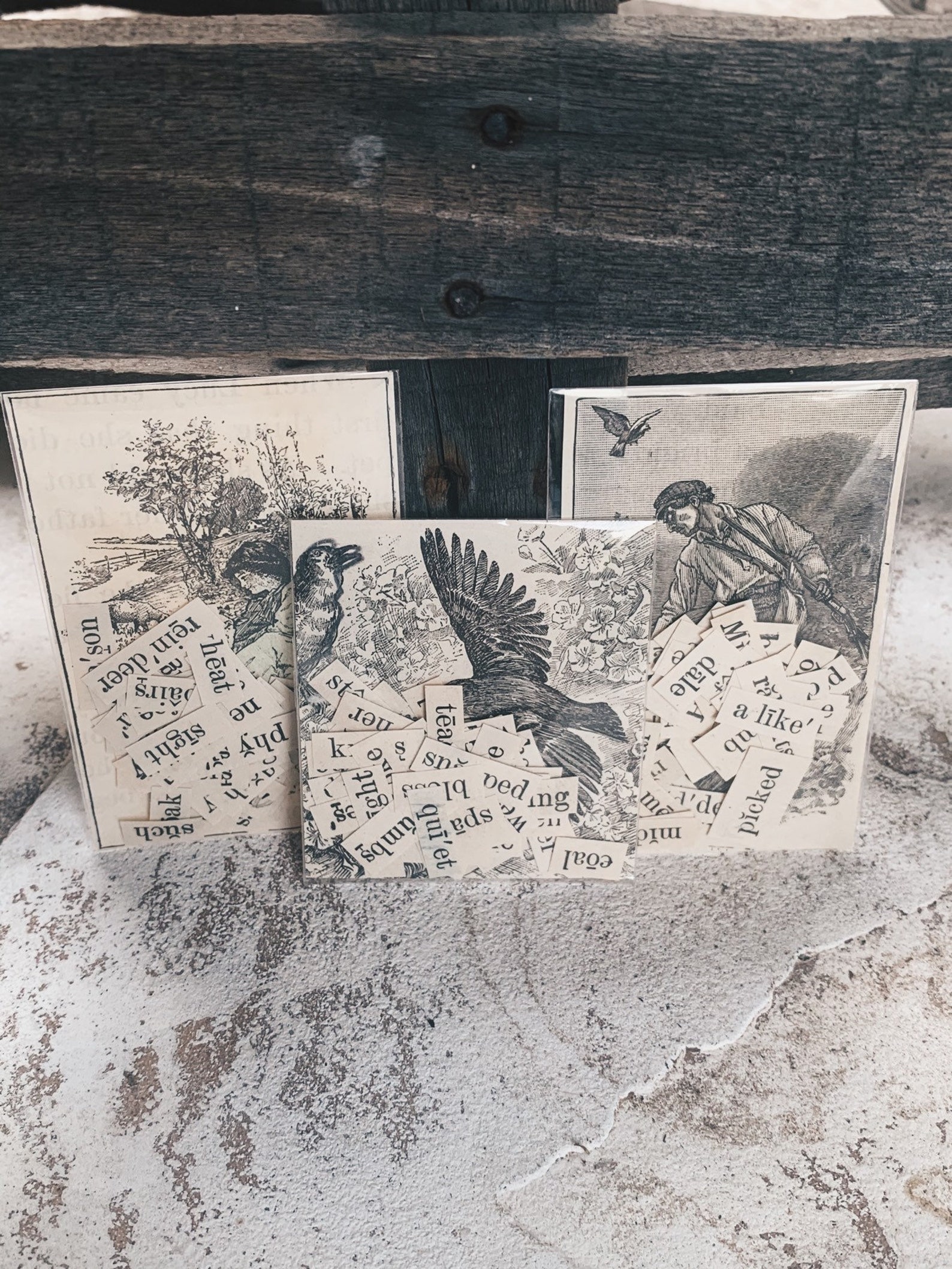 Vintage Paper Word Lot, WORDS, Vintage Paper, Vintage Book Pages ...