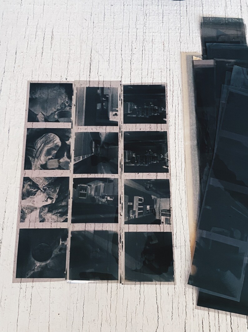 Vintage Negatives Large Developed Slides, Dark Room, Vintage Negatives ...