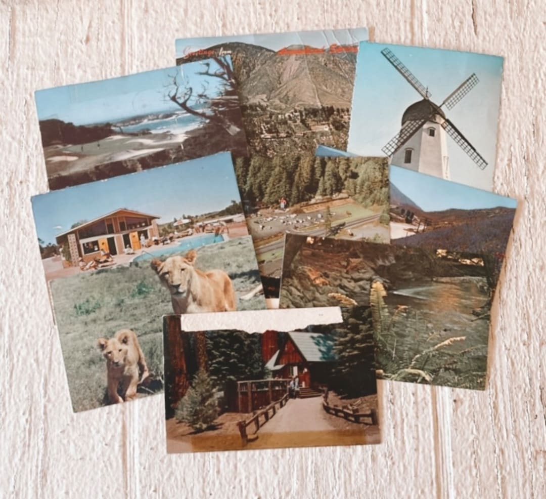 Vintage California Postcards Travel Ephemera United States Souvenir ...