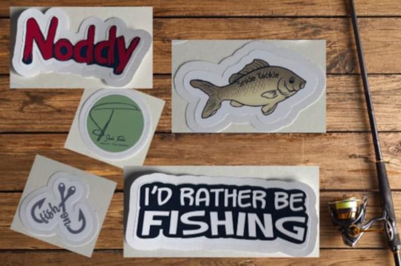 Carp Fishing Sticker Pack: Funny Angler Decals - Snide Tackle - Etsy