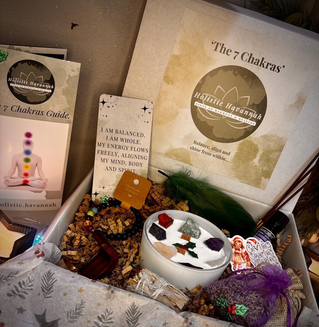 Christmas Edition - 7 Chakras Gift Box – Holistic Self Care, Crystal ...