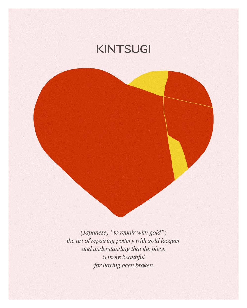 Kintsugi Heart, Kintsukuroi, Japanese Aesthetics, Broken Heart, Fixed ...