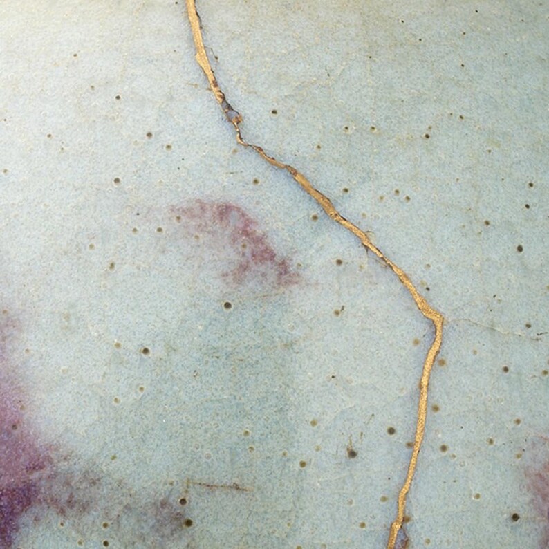 Kintsugi Print, Kintsukuroi, Gold Repair, Old Kintsugi Pottery Print ...