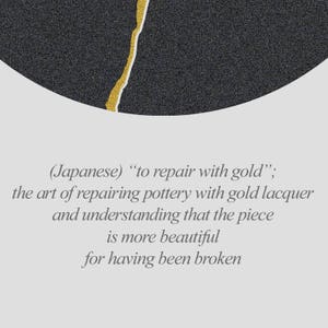 Kintsugi, Kintsukuroi Definition, Minimalistic Poster, Japanese ...