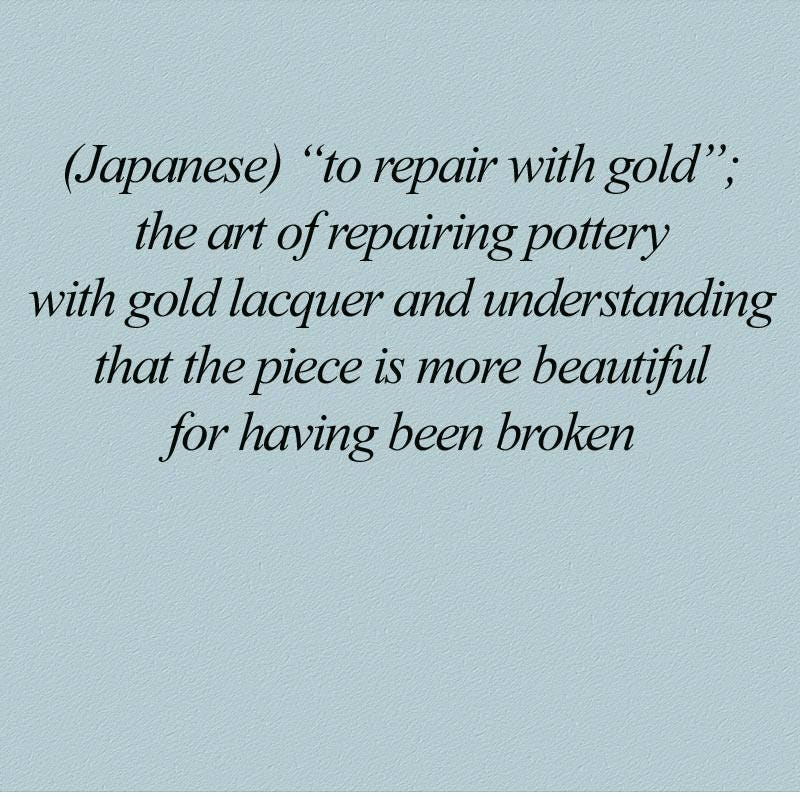 Kintsugi, Kintsukuroi, Kintsugi Pottery Poster, Illustration, Healing ...