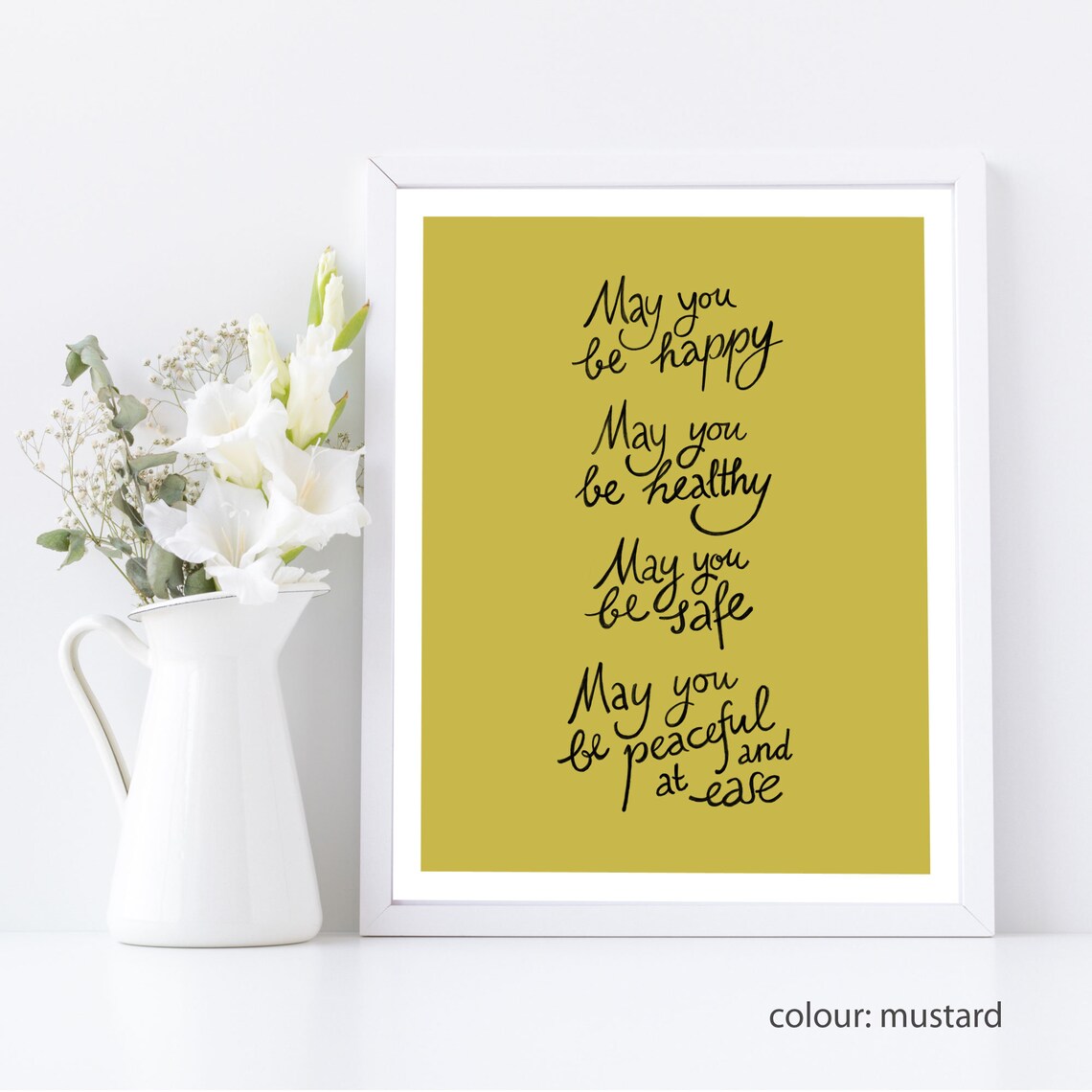 May You Be Happy, May You Be Healthy..., Metta Meditation Printable ...