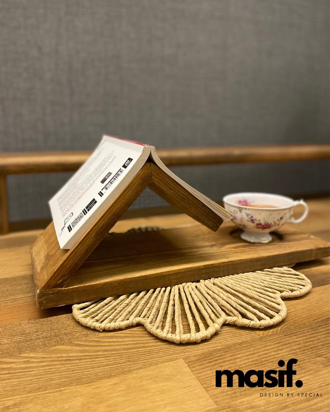 Handmade Wooden Book Stand - Etsy