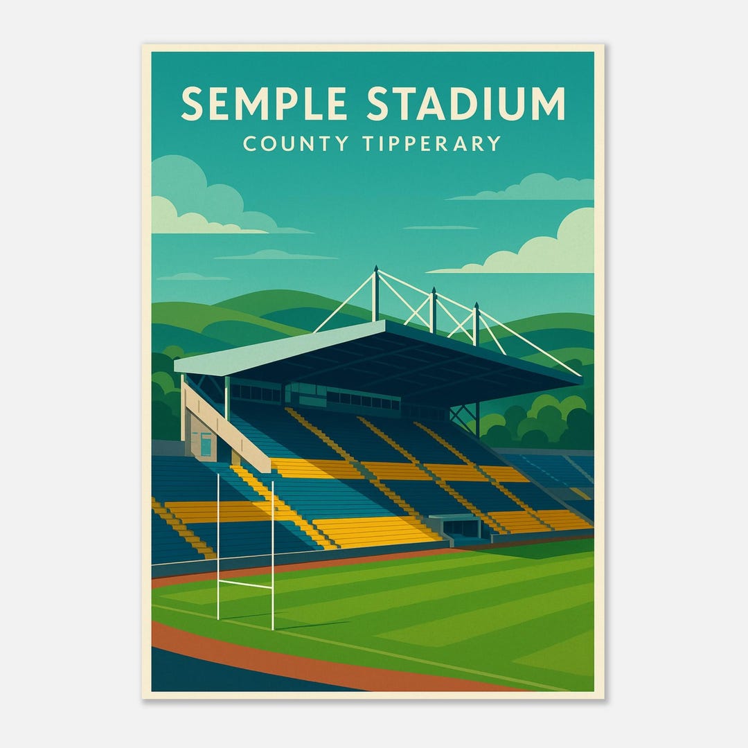 Semple Stadium Poster • Tipperary GAA Wall Art • Thurles Ireland Print ...