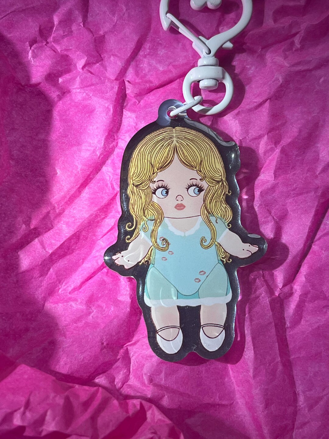 Sabrina Carpenter Kewpie Keychain - Etsy