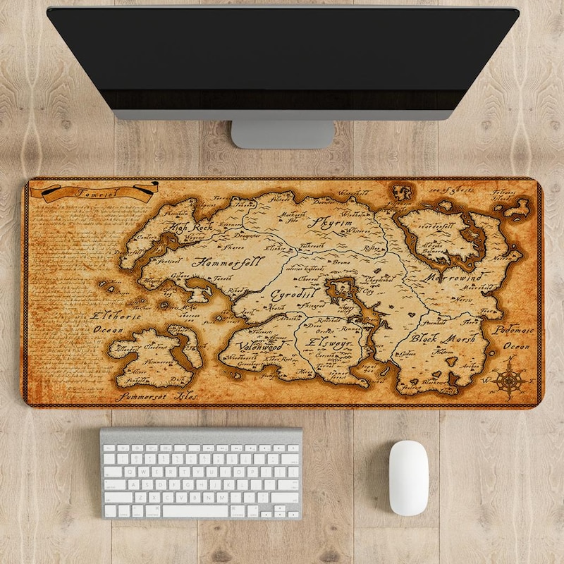 Elder Scrolls Mouse Pads - Etsy