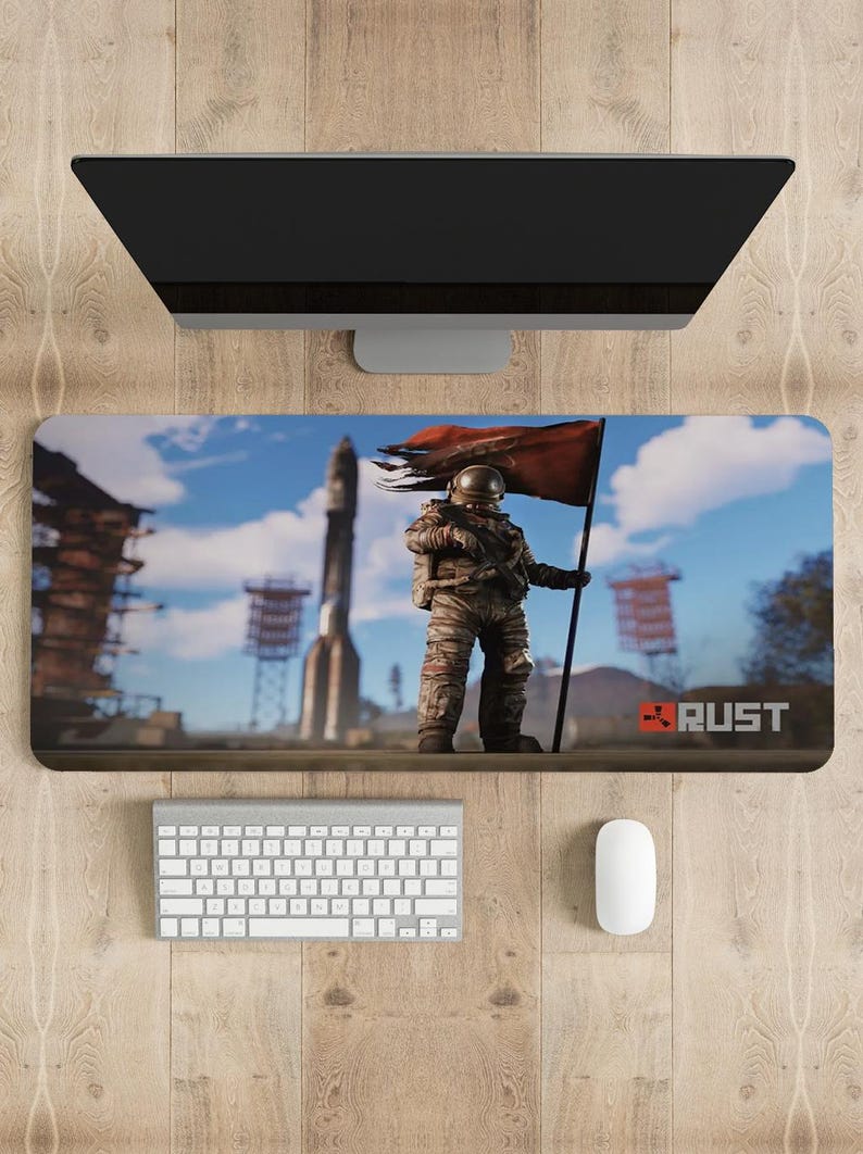 Rust Gaming Mouse Pad: Personalized Printing, Stitched Edges - Etsy