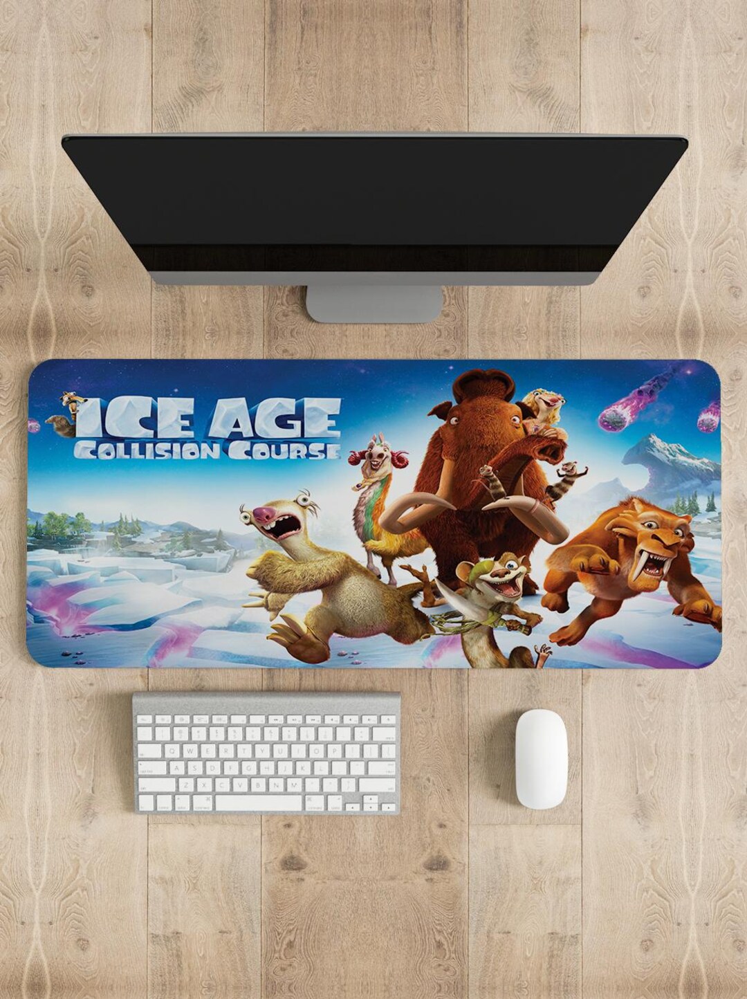 Ice Age Mouse Pad , Different Sizes Personalized Printing, Gaming Mouse ...