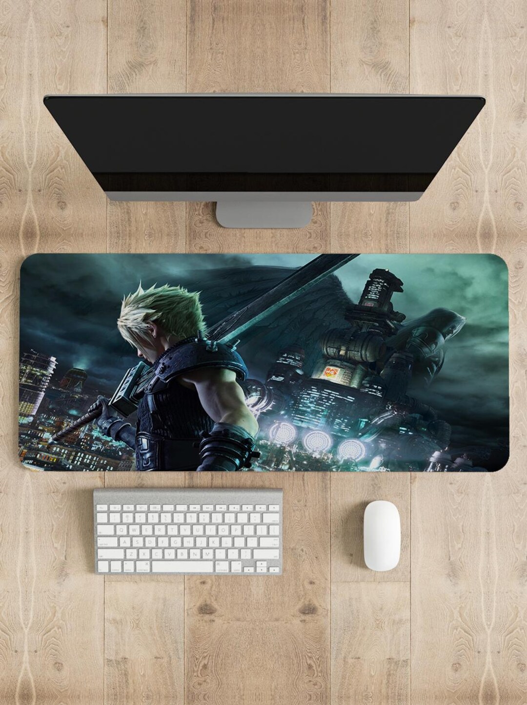 Final Fantasy Gaming Mouse Pad: Stitched Edges, Vibrant Print - Etsy