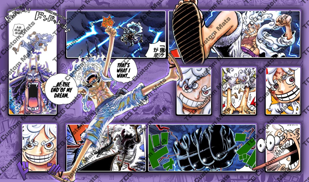 One Piece TCG Gear 5 Luffy Playmat - Digital Download - Etsy
