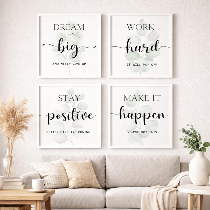 Dream Big Work Hard Stay Positive Make It Happen • Motivational ...