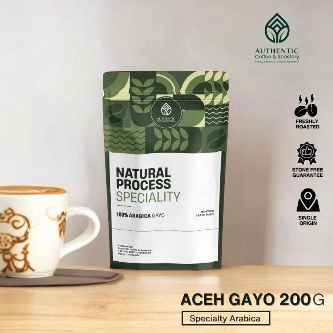 Sumatra Aceh Gayo Arabica Coffee - Natural Process 200g | Single-origin Specialty Coffee | Fresh ...