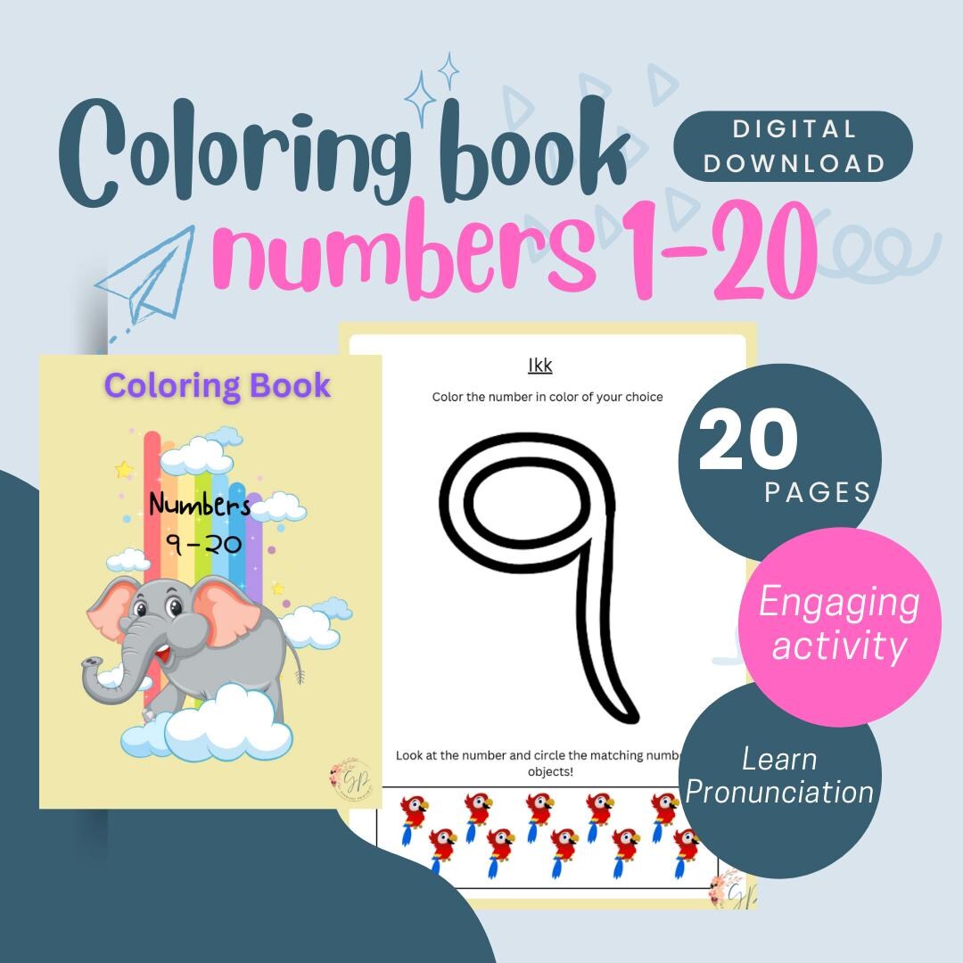 Fun Punjabi Number Learning: Color, Count & Circle! Gurmukhi Workbook 1 ...