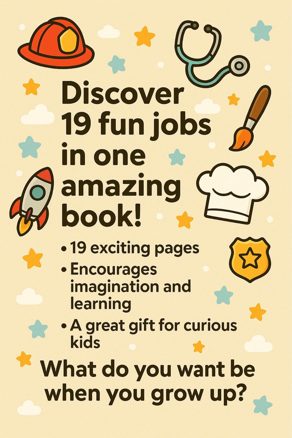 My First Job Book: Career Learning for Toddlers (printable PDF) - Etsy