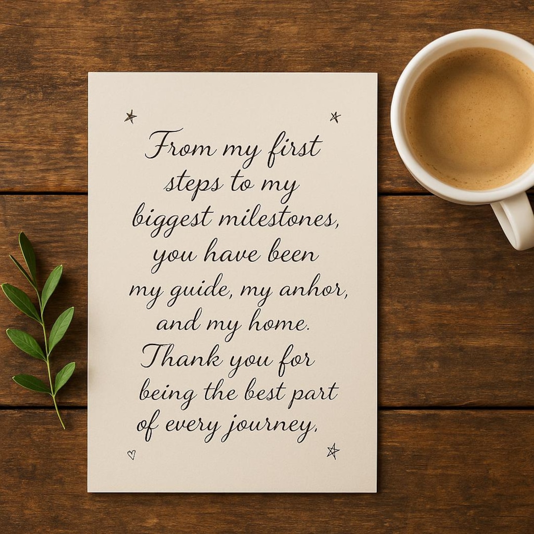 Father's Day Card for Dad - Minimalist Father’s Day Card – Heartfelt ...