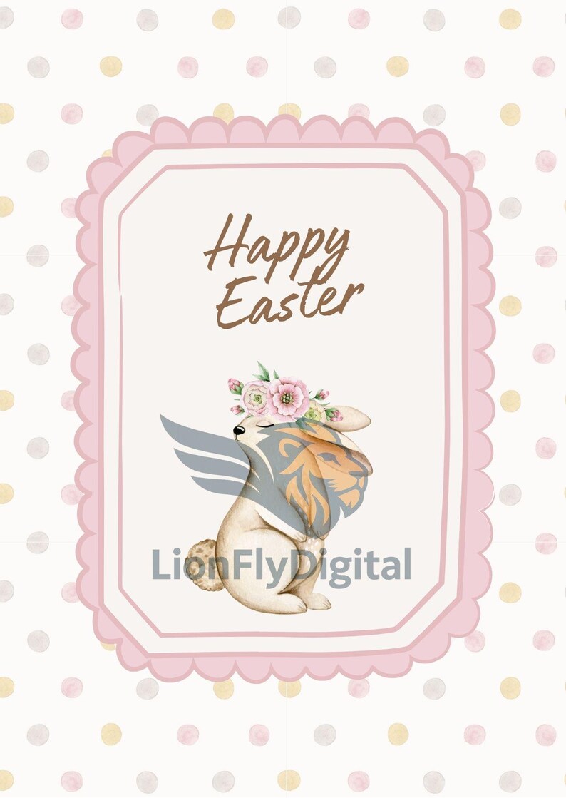 10 Happy Easter Cards Bundle Printable - Etsy UK