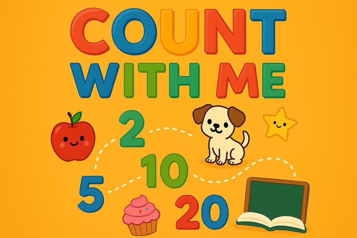Printable Number Counting Book for Preschoolers: Educational Activity ...