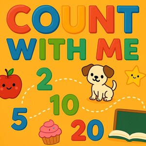 Printable Number Counting Book for Preschoolers: Educational Activity ...