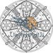 Steampunk Mandala Coloring Book: 26 Printable Mechanical Designs (PDF ...