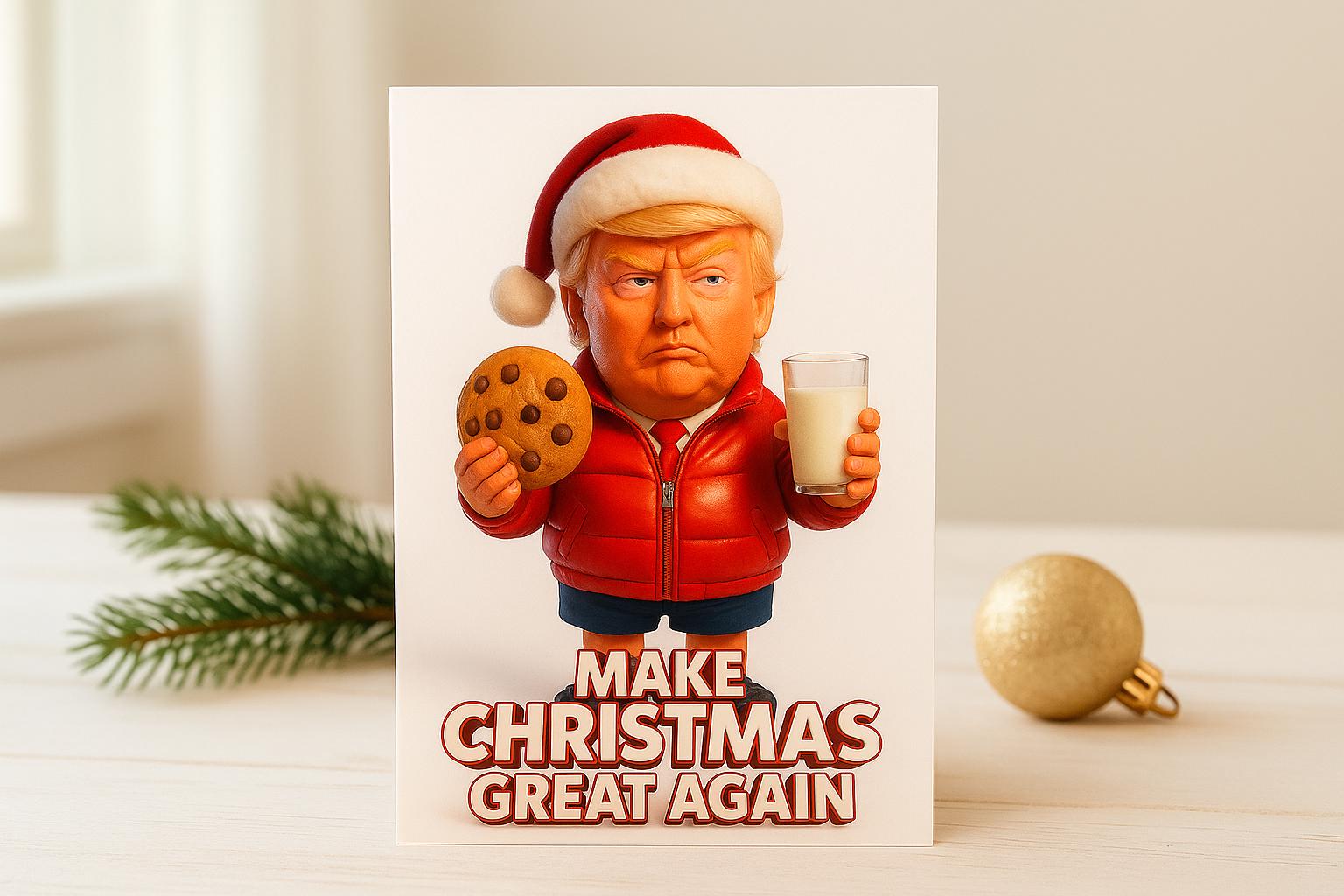 Funny Trump Christmas Card – Political Humor Parody (digital Download ...