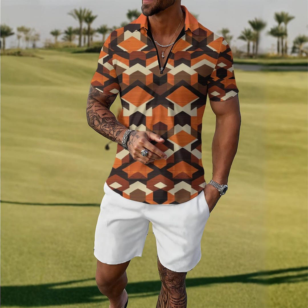 Classic 70s Fashion- Golf Polo Shirt. A 70s Polo Shirt Paying Tribute ...