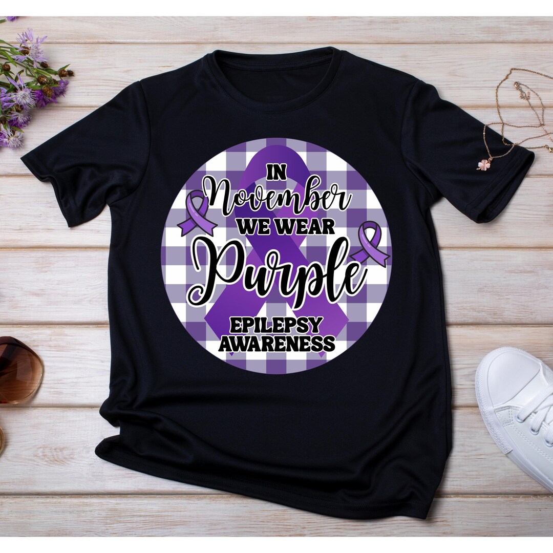 Epilepsy Awareness PNG, Purple Ribbon Graphic (digital Download) - Etsy