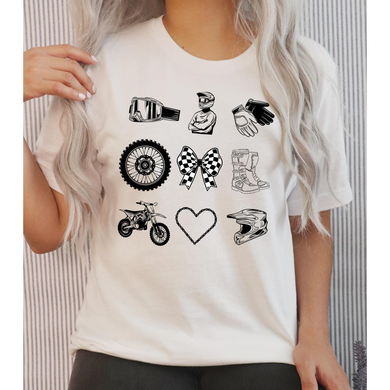 Moto Wife/girl/mom/girlfriend Checkered PNG: Dirt Bike Supercross ...