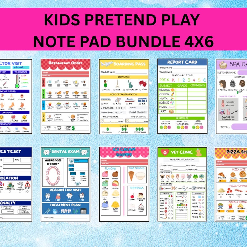 Printable School Notepad - Etsy
