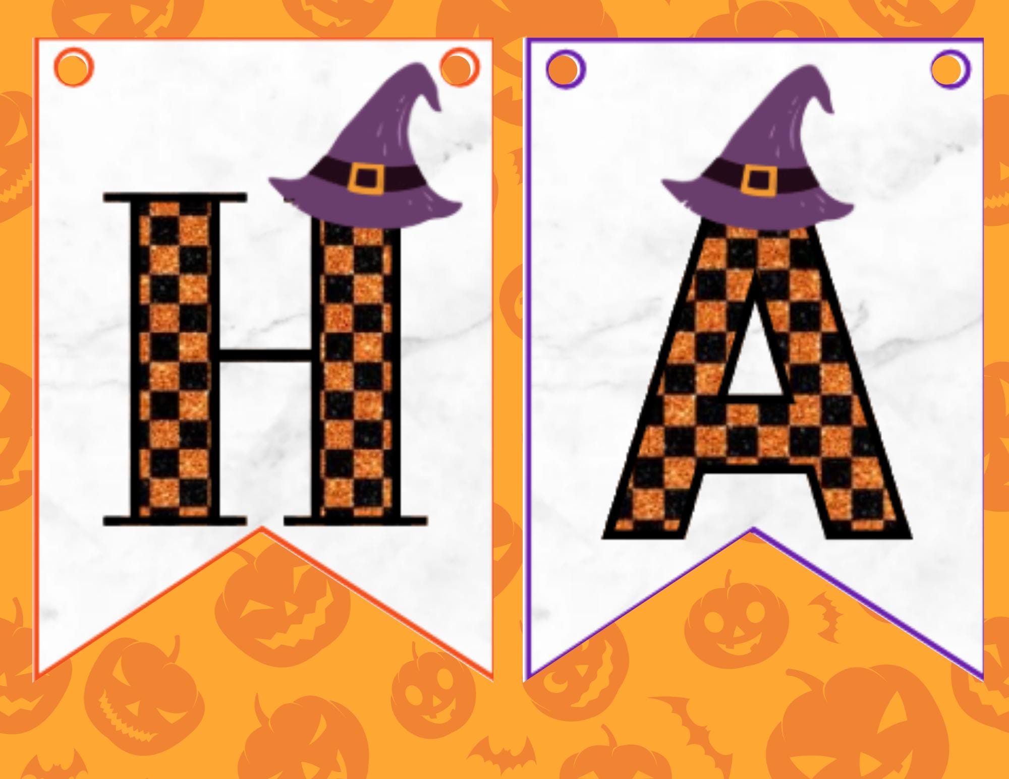 Happy Halloween Bunting Banner, Printable Classroom Banner, Party ...