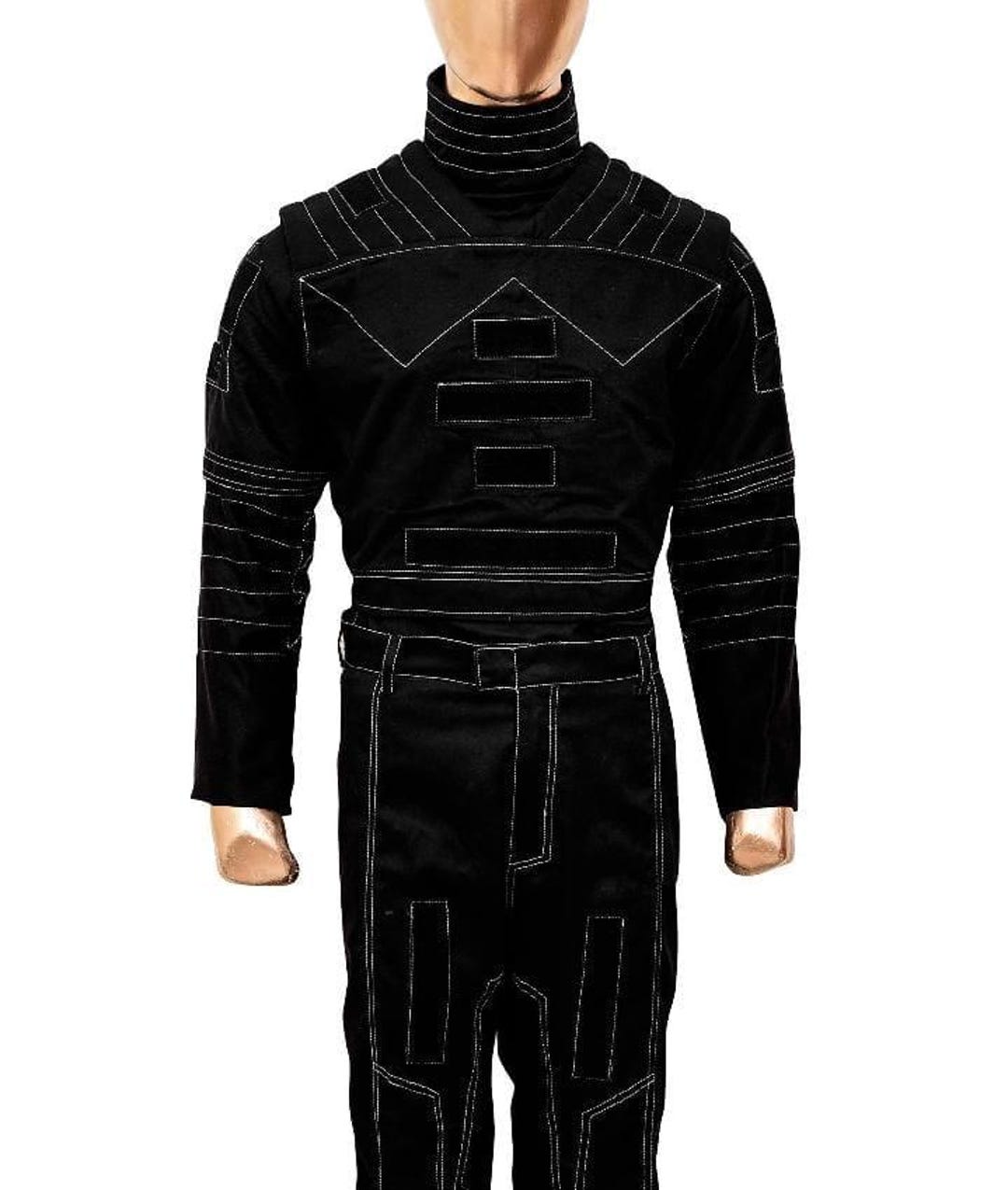 Mandalorian Star Wars Black Mando Flight Suit | Custom 3-piece Beskar ...